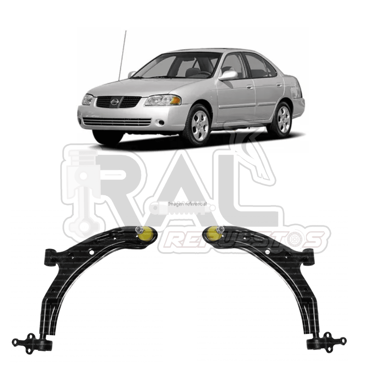 PAR DE BANDEJAS NISSAN SENTRA 1.8 B15 2000-2007 | R.A.L - Repuestos Automotrices