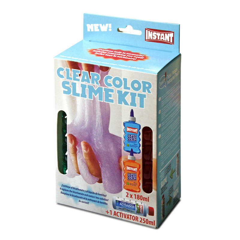 KIT SLIME BASIC CLEAR COLOR INSTANT | Aldo Carla