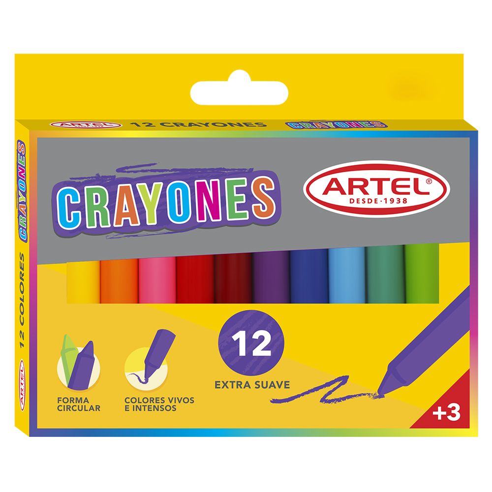 Crayon Artel 12 colores | Aldo Carla