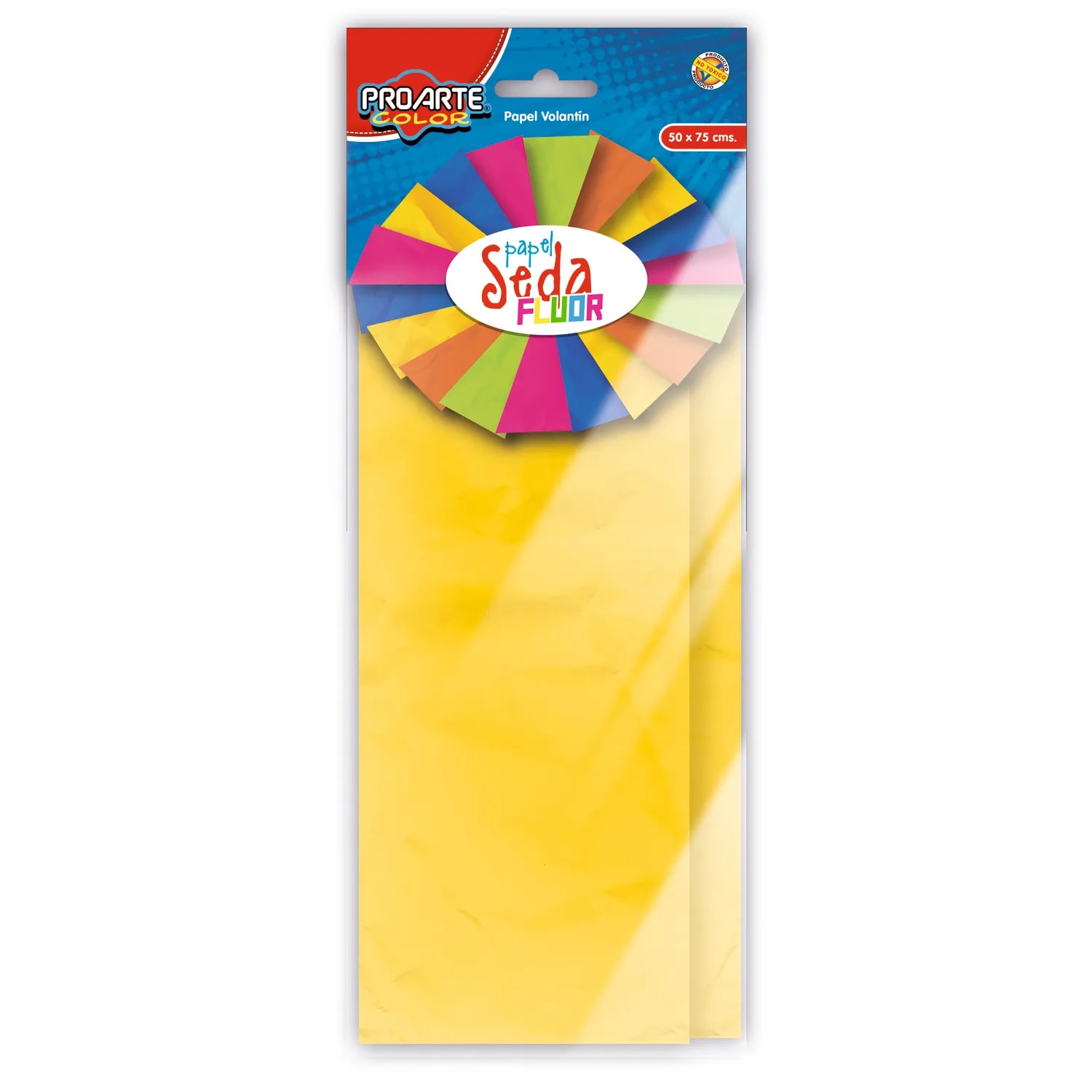 *BL.PAPEL SEDA PROARTE FLUOR AMARILLO | Aldo Carla