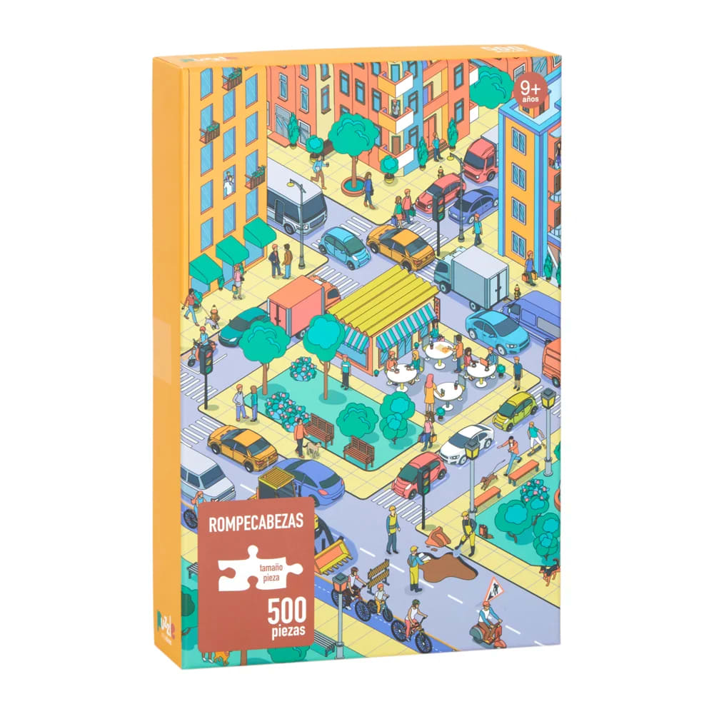 PUZZLE CARTON 500 PIEZAS CIUDAD | Aldo Carla