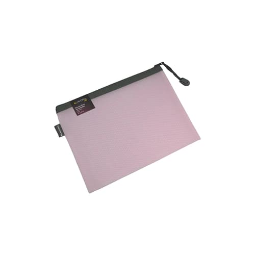 ESTUCHE PORTADOCUMENTOS CON CIERRE 23X17CM ROSA | Aldo Carla