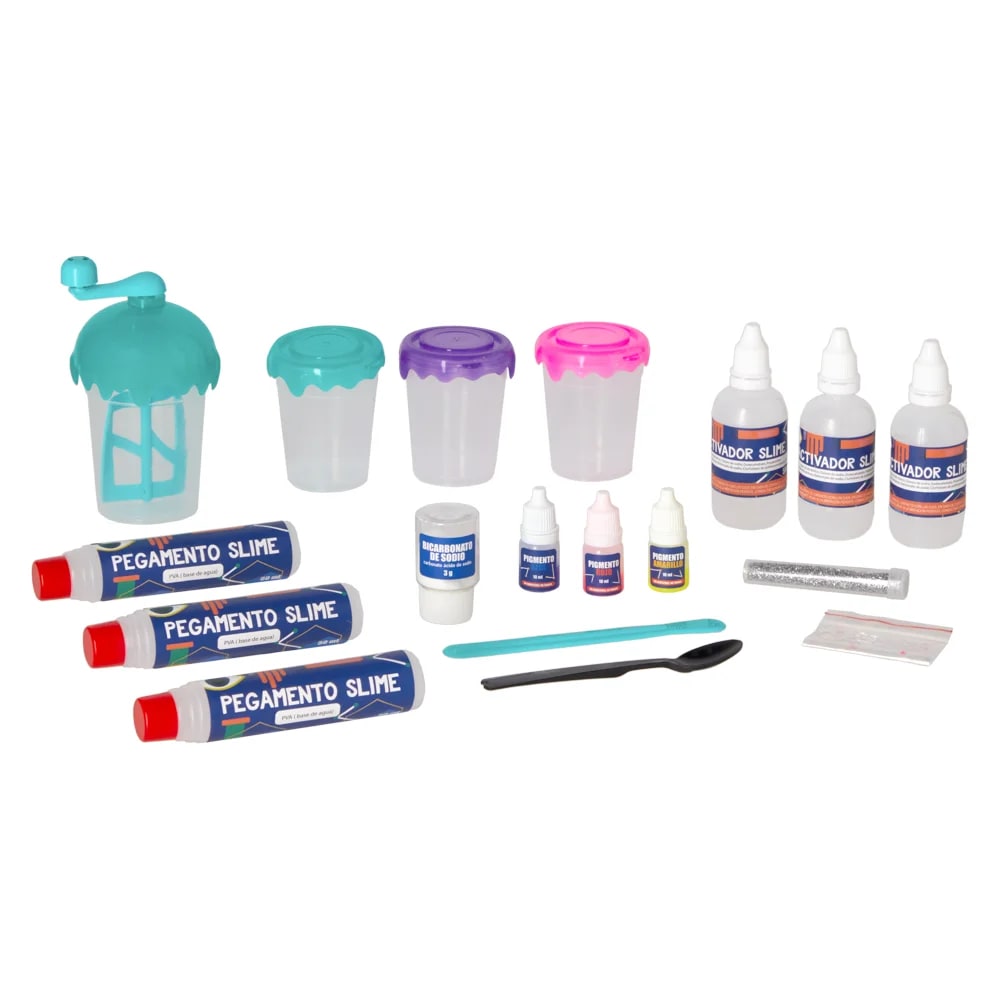 KIT EXPERIMENTO SLIME CASAIDEAS | Aldo Carla