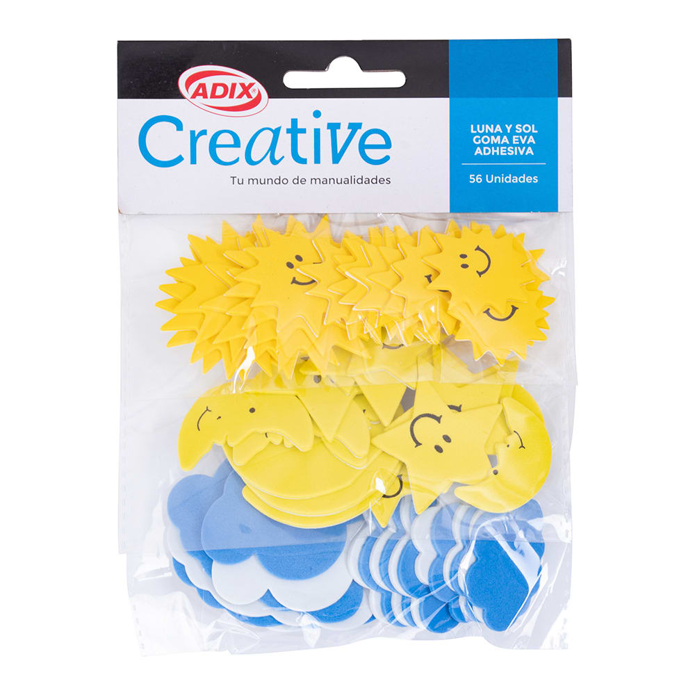 Luna/Sol Goma Eva Adhesiva 56u (020) CREATIVE | Aldo Carla