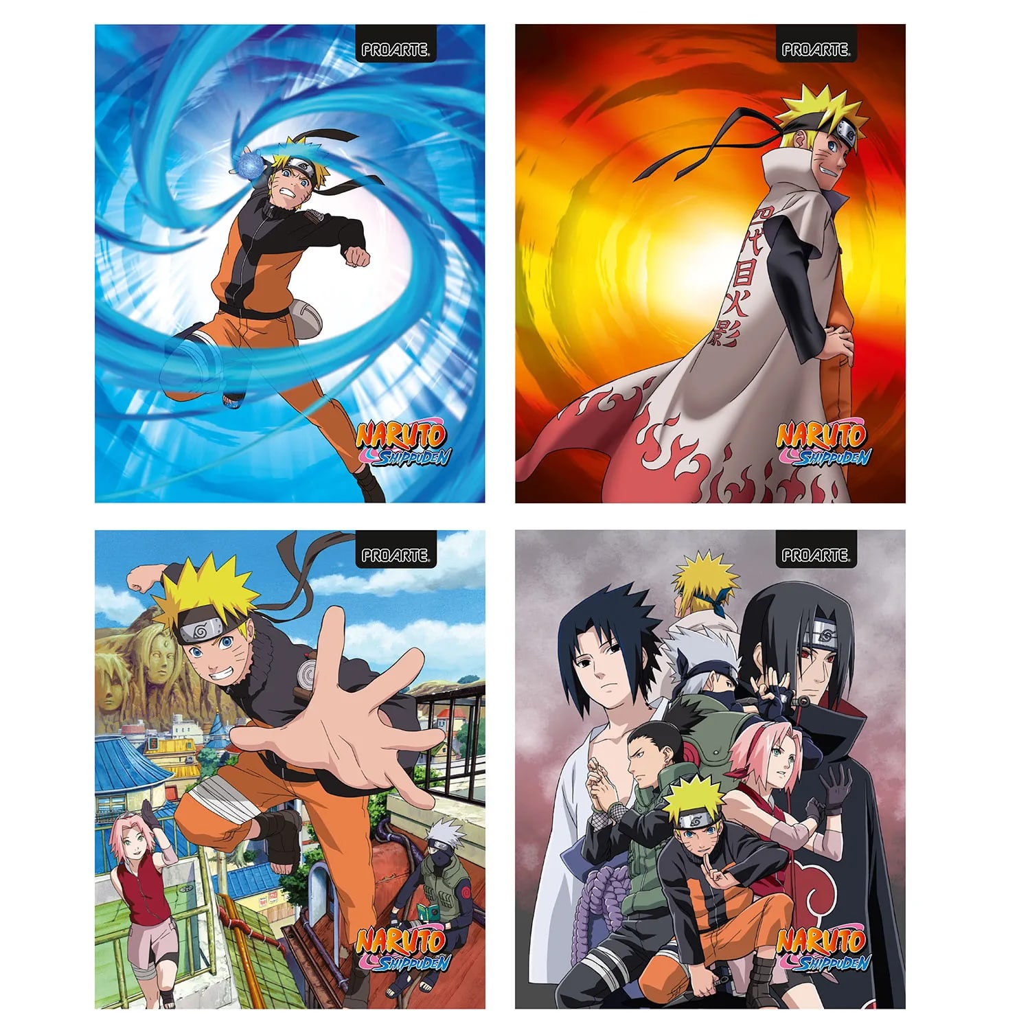 CUAD. UNIV PROARTE TED/ ED NARUTO SHIPP 100 HJS 7M | Aldo Carla