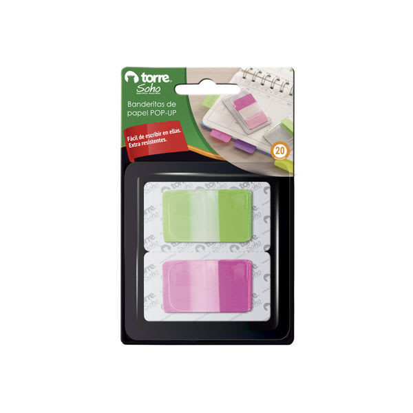 BL.BANDERITAS POP UP 2COL 2OHJ C/U TORRE | Aldo Carla