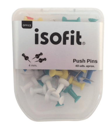 PUSH PINS ISOFIT-DSG C/PLAST 40 UDS 11MM | Aldo Carla