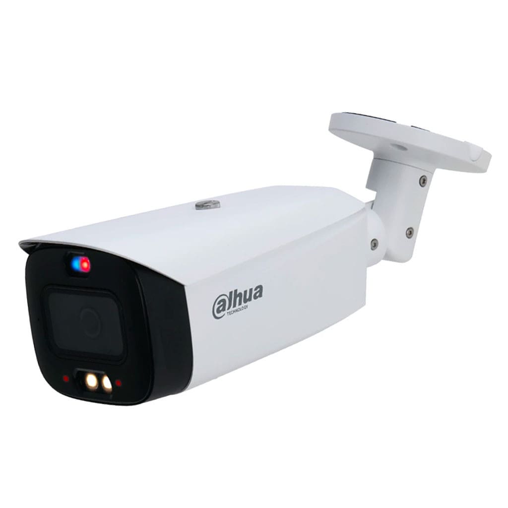 Cámara IP Dahua Tipo Bala 4MP doble TIOC 4MP ALARMA SIRENA SMART DUAL LIGHT AUDIOBID IP67 POE ...