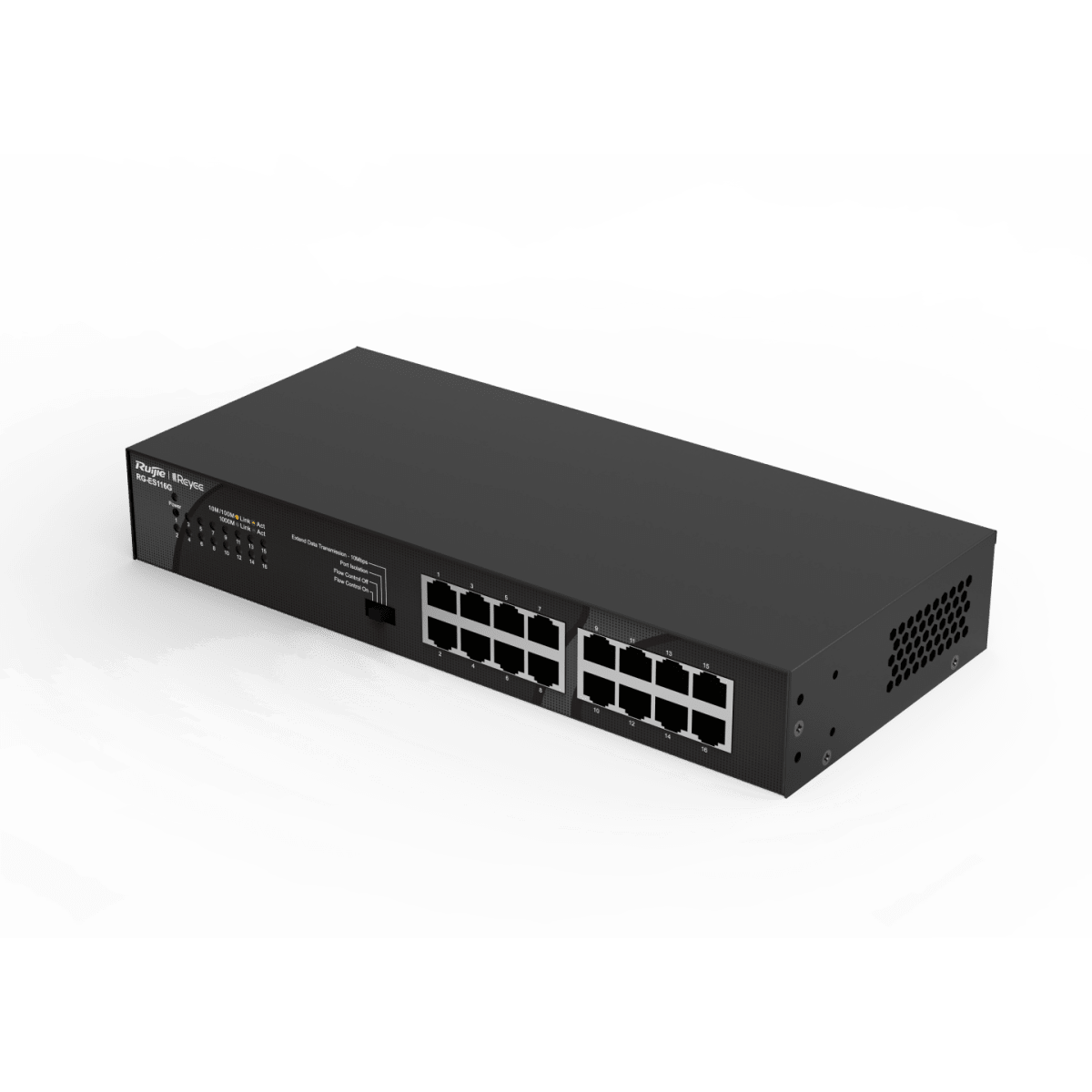 Switch no admin 16 puerto 10/100/1000Mbps RUIJIE REYEE | Tienda9