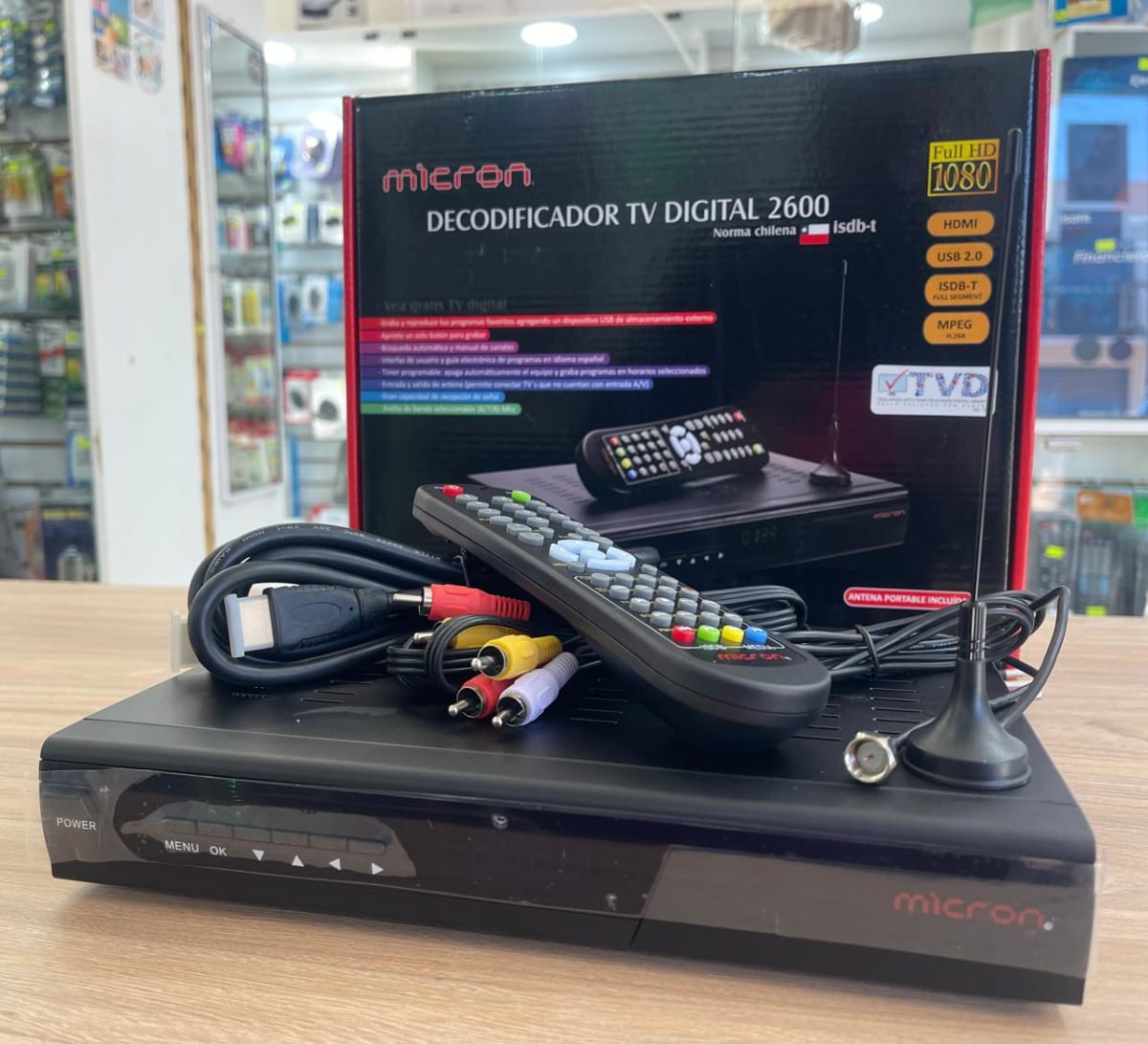 DECODIFICADOR TV DIGITAL 2600 MICRON 2.0 | Pcbeach Centro Tecnológico
