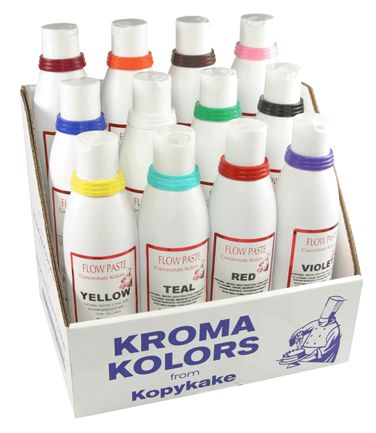 FLOW PASTE 4OZ SET COMPLETO TINTA EN GEL | Mamis chef