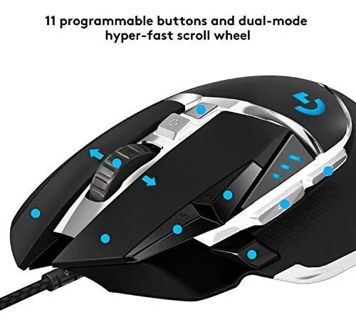 Mouse Logitech Gamer G502 Hero SE-Negro | Moxi