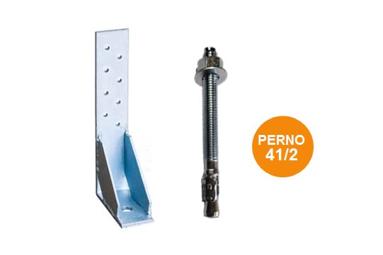 PACK ANCLAJE AN1-60 + PERNO EXPANSIÓN 1/2 X 4,1/2 | Novosteel