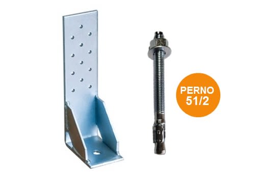 PACK ANCLAJE AN1-90 + PERNO EXPANSIÓN 1/2 X 5,1/2 | Novosteel