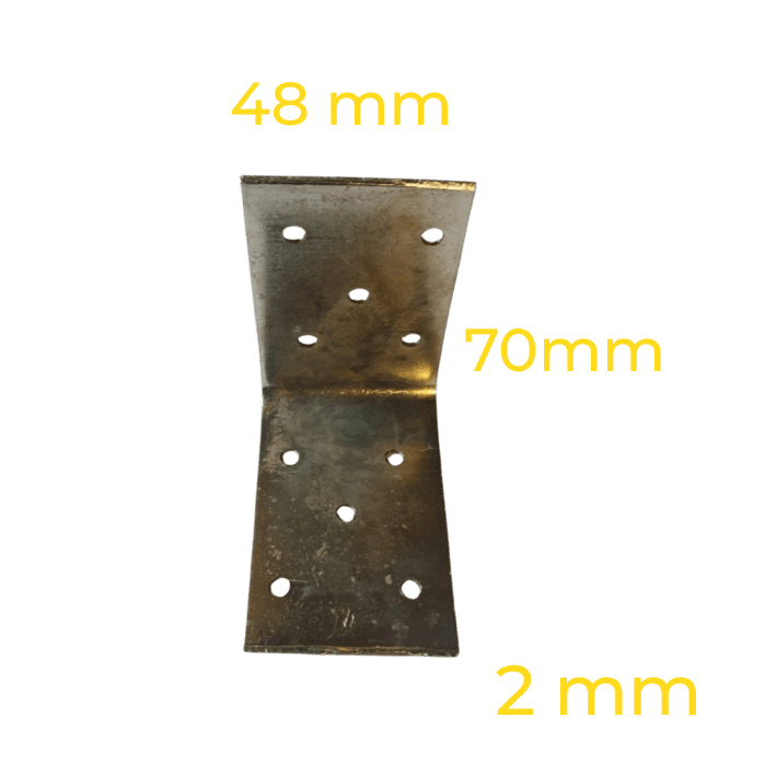 ANGULO FIJACIÓN PANEL 70X70X48 2 mm L=48 5X5 | Novosteel