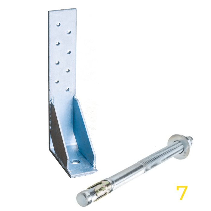 PACK ANCLAJE AN1-60 + PERNO EXPANSIÓN 1/2 X 7 | Novosteel