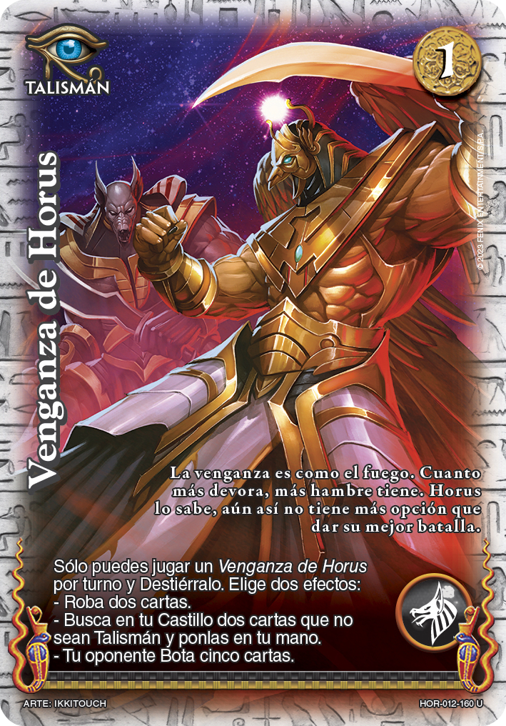 Venganza de Horus | One up store | Los Mejores Accesorios Para Tus Cartas