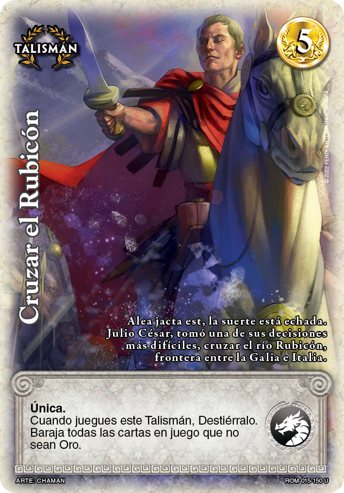 Cruzar el Rubicon | One up store | Los Mejores Accesorios Para Tus Cartas