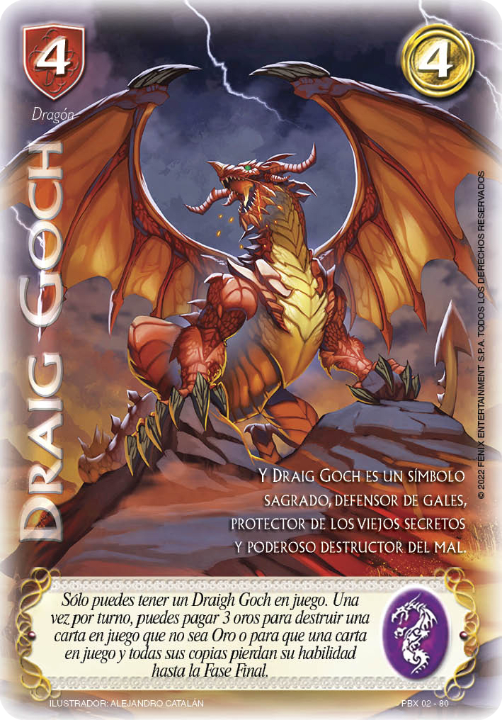 Draig Goch PB | One up store | Los Mejores Accesorios Para Tus Cartas