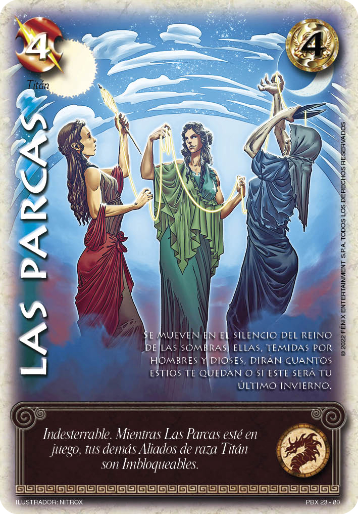 Las Parcas | One up store | Los Mejores Accesorios Para Tus Cartas