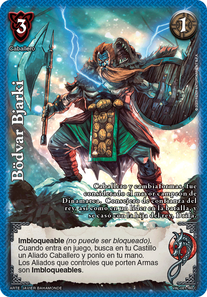 Bodvar Bjarki Foil | One up store | Los Mejores Accesorios Para Tus Cartas