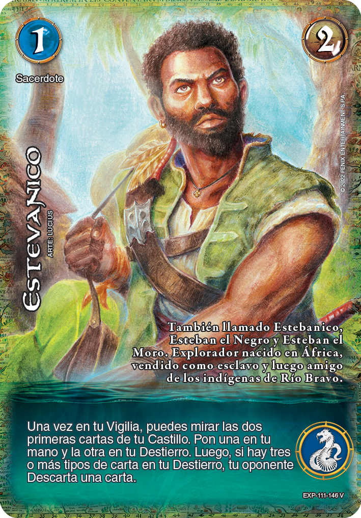 Estevanico Foil | One up store | Los Mejores Accesorios Para Tus Cartas