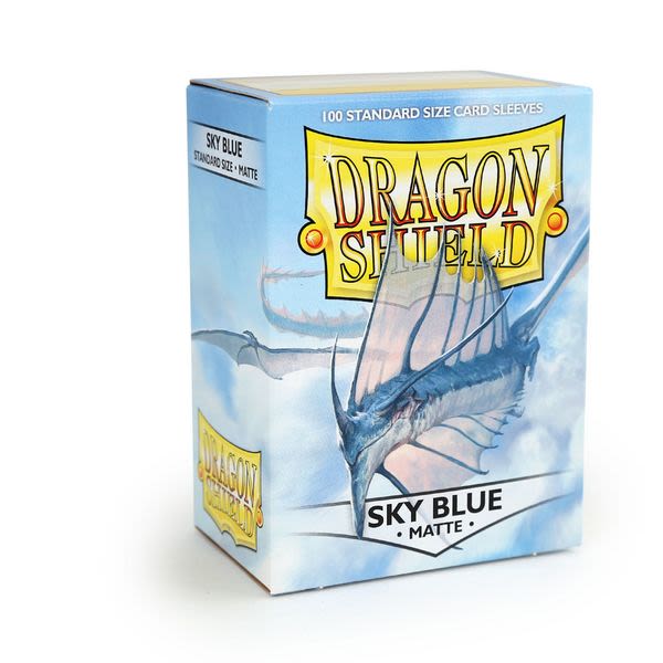 Protector Dragon Shield Standard Matte 100u. - Sky Blue | One up store ...