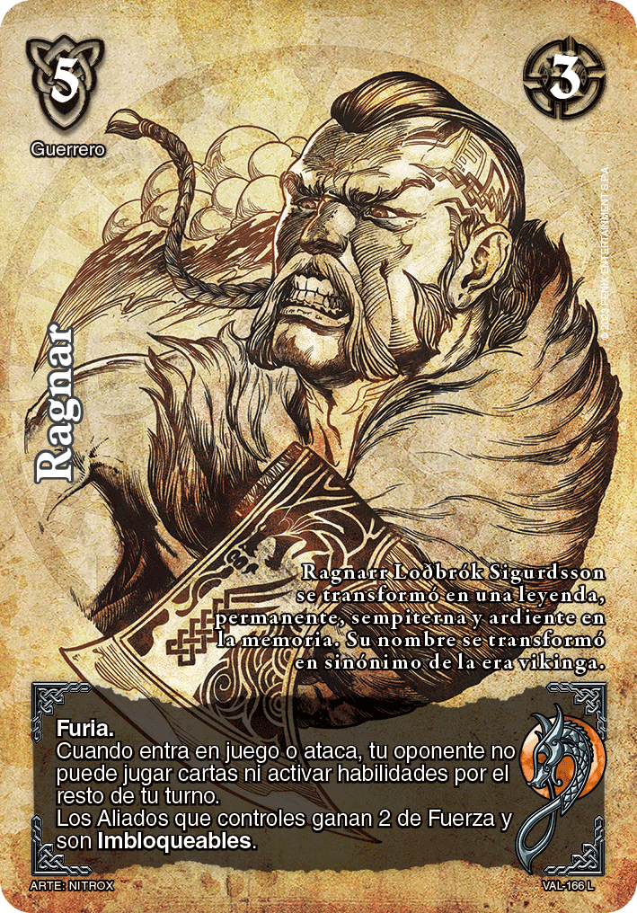 Ragnar Legendario | One up store | Los Mejores Accesorios Para Tus Cartas