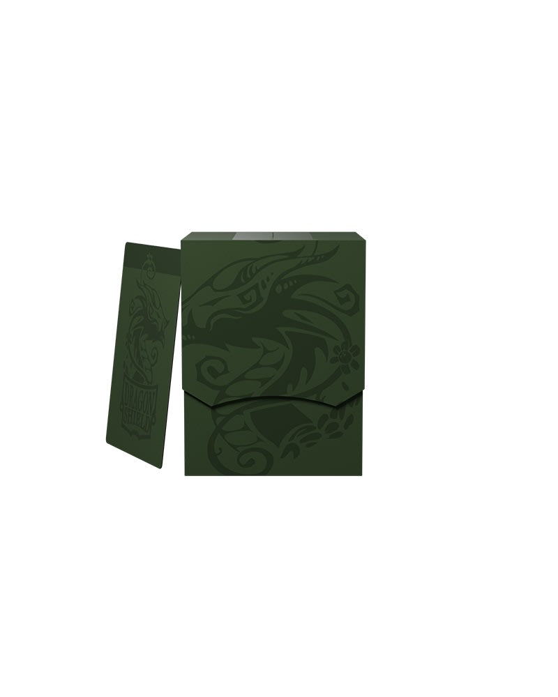 Deck Shell Dragon Shield 100+ Cartas - Forest Green | One up store ...