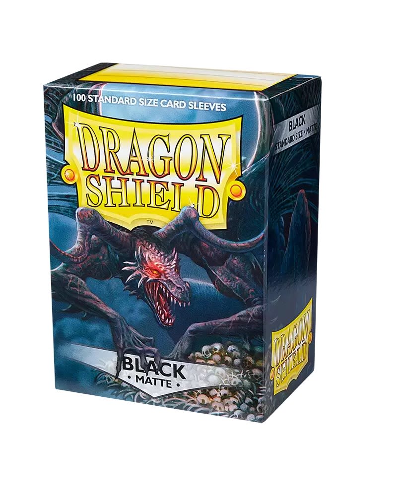 Protector Dragon Shield Standard Matte 100u. - Black | One up store | Los Mejores Accesorios ...