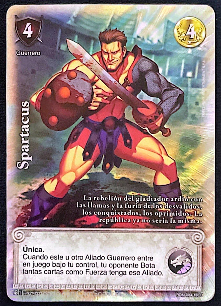Spartacus | One up store | Los Mejores Accesorios Para Tus Cartas