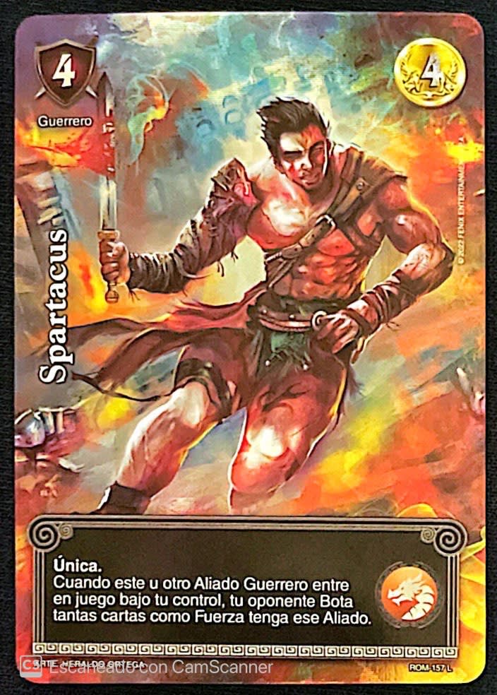 Spartacus Legendario | One up store | Los Mejores Accesorios Para Tus Cartas