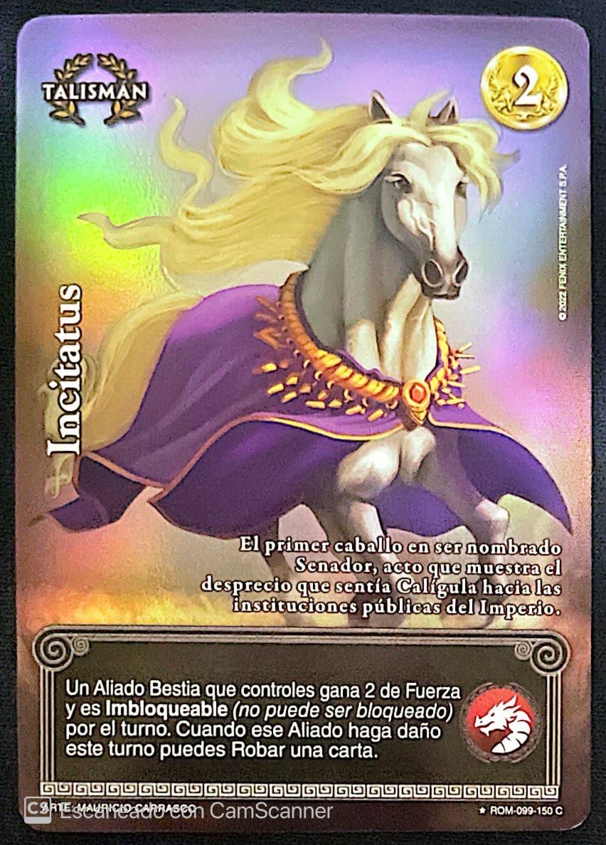 Incitatus Foil | One up store | Los Mejores Accesorios Para Tus Cartas