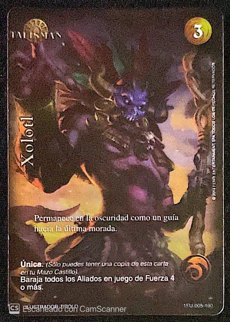 Xolotl | One up store | Los Mejores Accesorios Para Tus Cartas