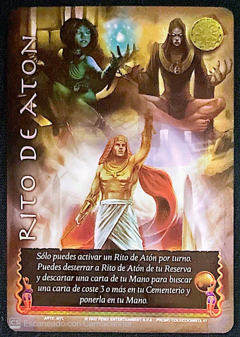 Rito de Aton Coleccionista | One up store | Los Mejores Accesorios Para Tus Cartas