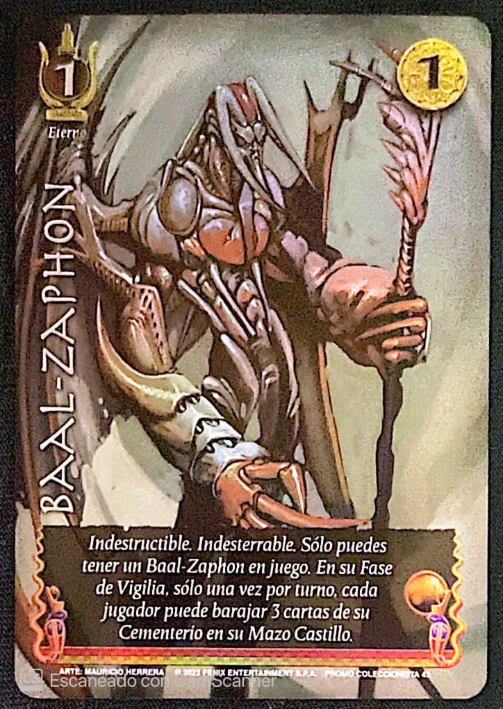 Baal-Zaphon Coleccionista | One up store | Los Mejores Accesorios Para Tus Cartas