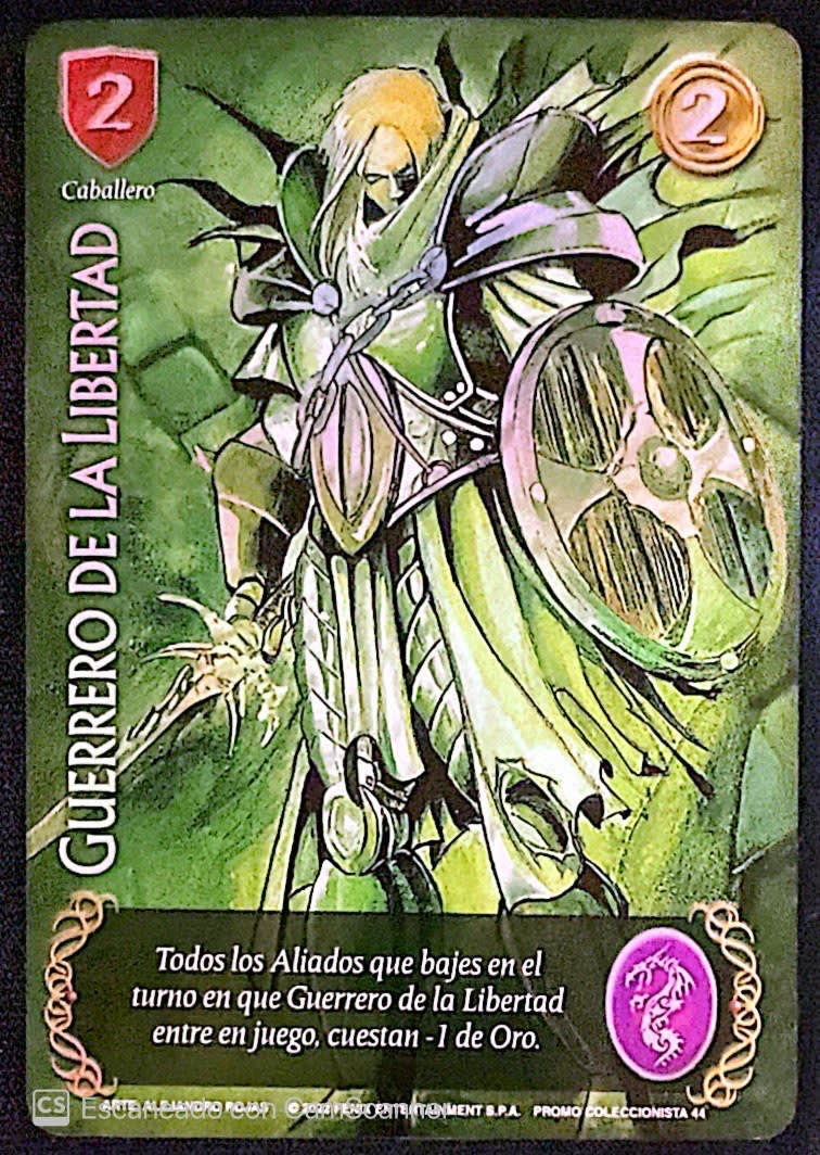 Guerrero de la Libertad Coleccionista | One up store | Los Mejores Accesorios Para Tus Cartas