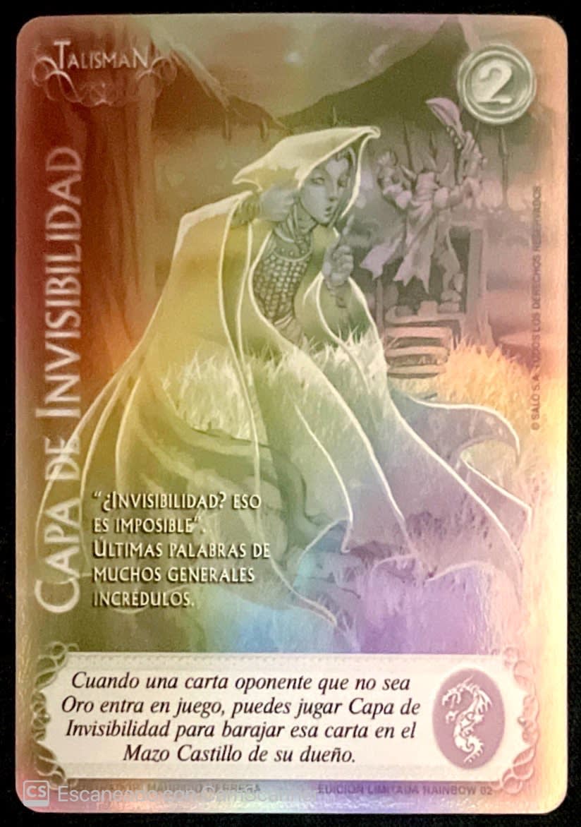 Capa de Invisibilidad Rainbow | One up store | Los Mejores Accesorios ...