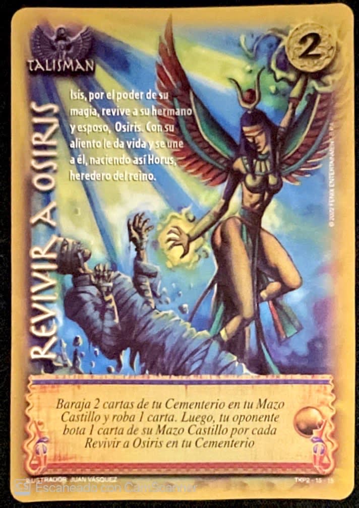 Revivir a Osiris | One up store | Los Mejores Accesorios Para Tus Cartas
