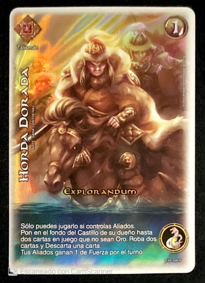 Horda Dorada Coleccionista | One up store | Los Mejores Accesorios Para Tus Cartas