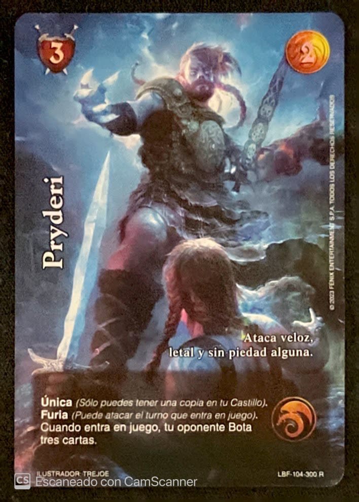 Pryderi LBF | One up store | Los Mejores Accesorios Para Tus Cartas