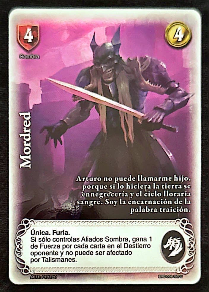 Mordred Excalibur | One up store | Los Mejores Accesorios Para Tus Cartas