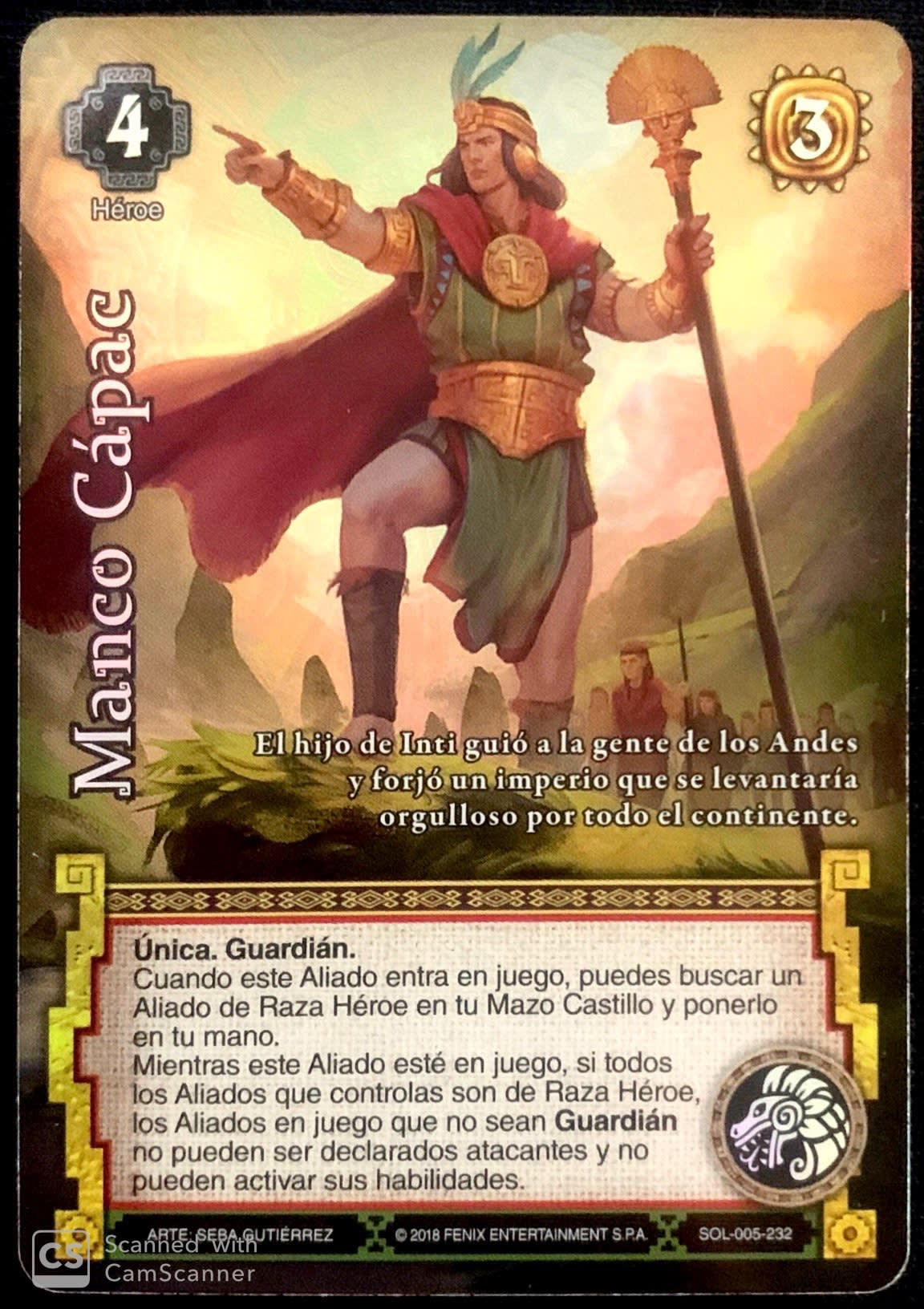 Manco Capac | One up store | Los Mejores Accesorios Para Tus Cartas