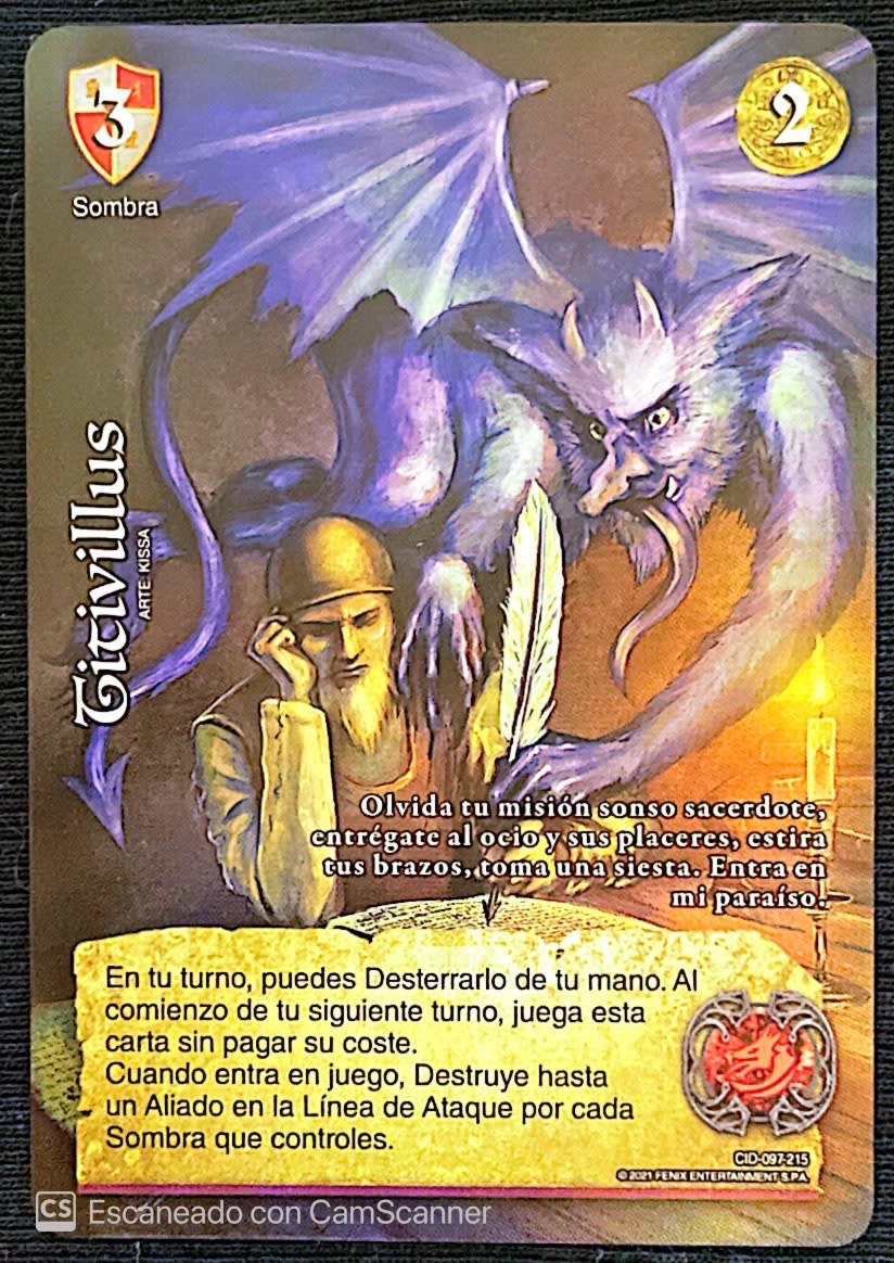 Titivillus Foil | One up store | Los Mejores Accesorios Para Tus Cartas