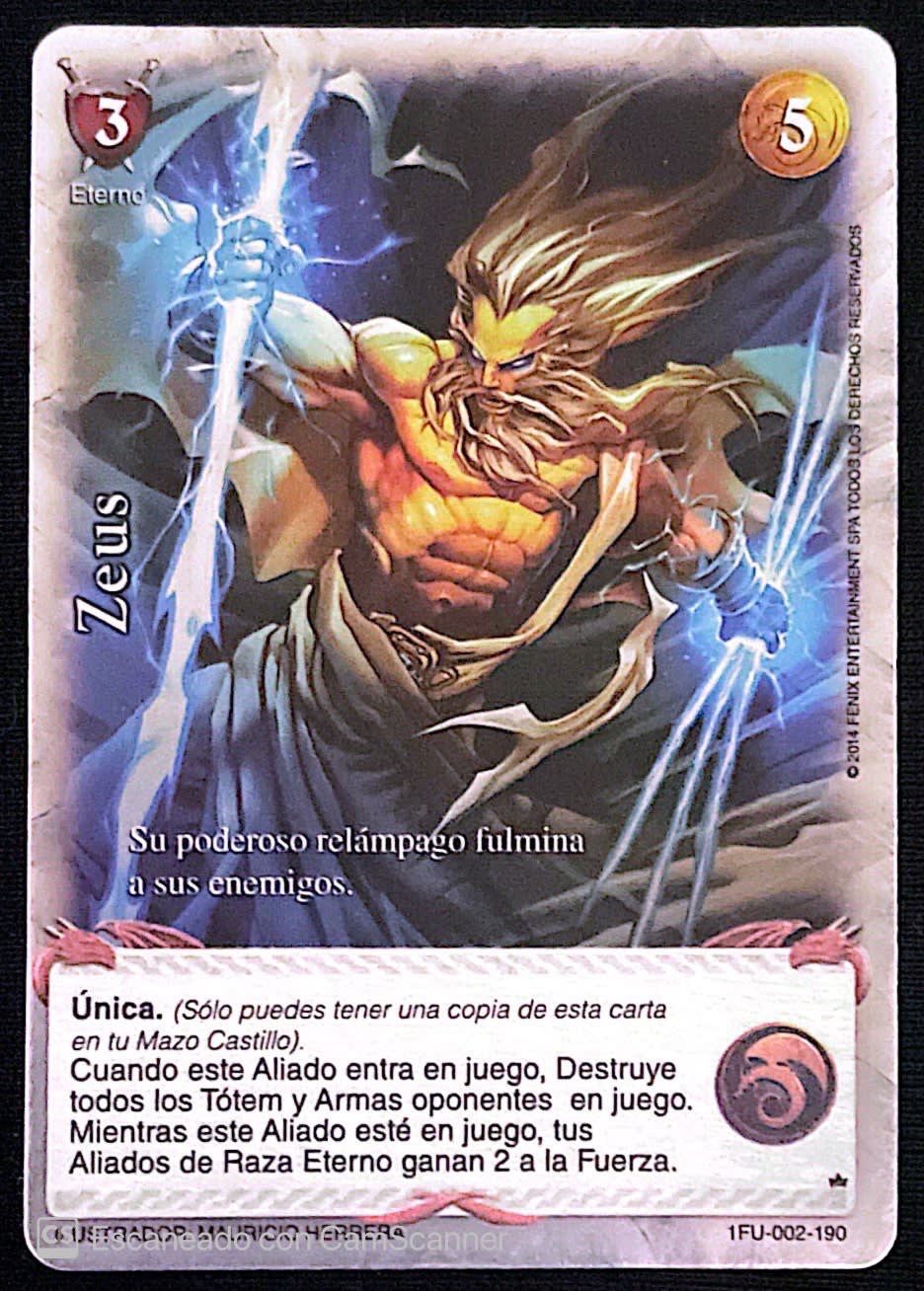 Zeus | One up store | Los Mejores Accesorios Para Tus Cartas