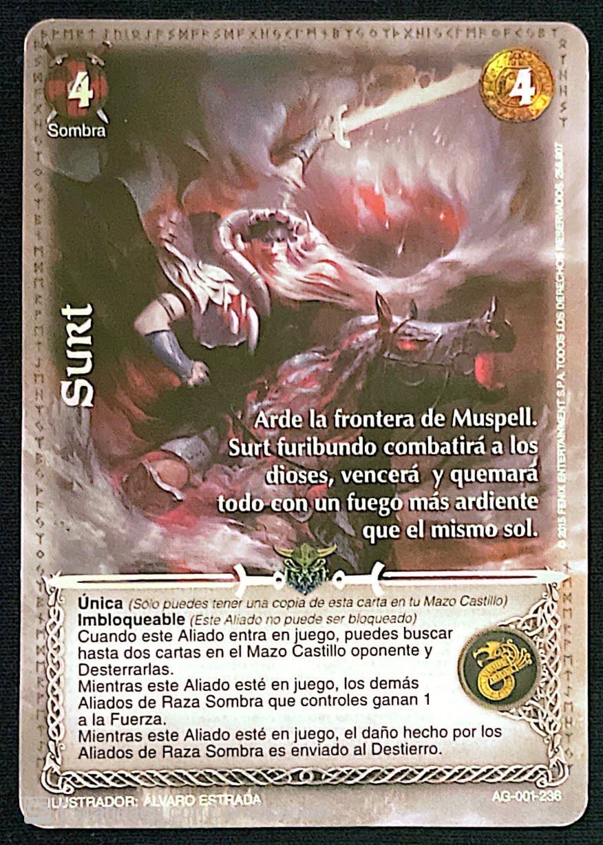 Surt | One up store | Los Mejores Accesorios Para Tus Cartas