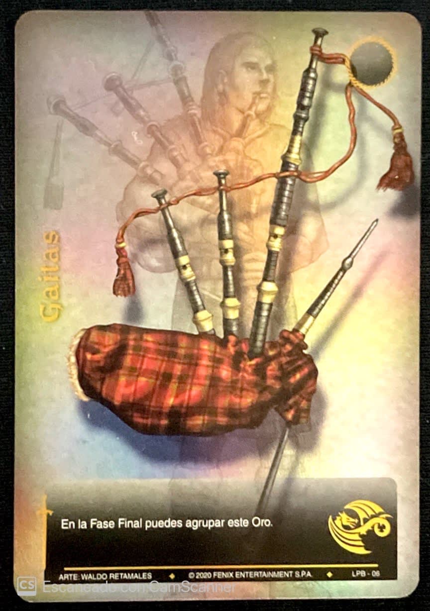 Gaitas Legendaria Foil Dorado | One up store | Los Mejores Accesorios Para Tus Cartas