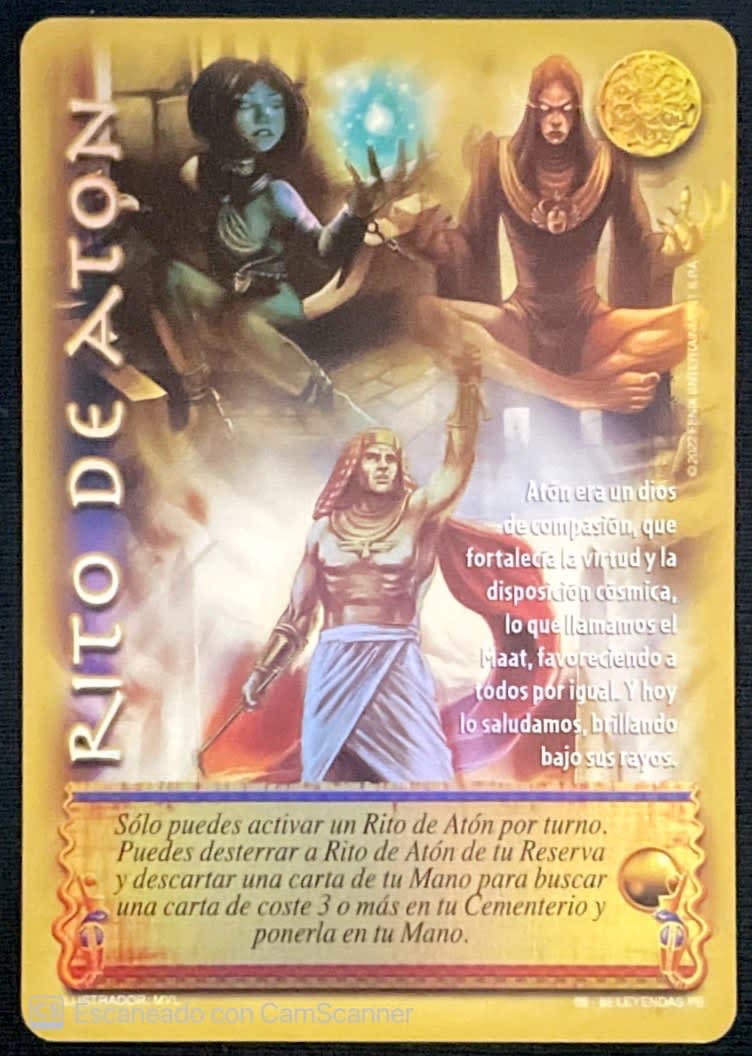 Rito de Aton | One up store | Los Mejores Accesorios Para Tus Cartas