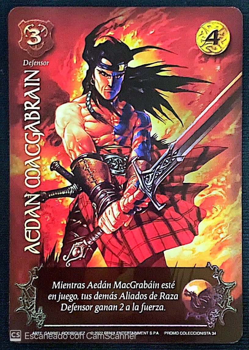 Aedan Macgabrain Coleccionista | One up store | Los Mejores Accesorios Para Tus Cartas