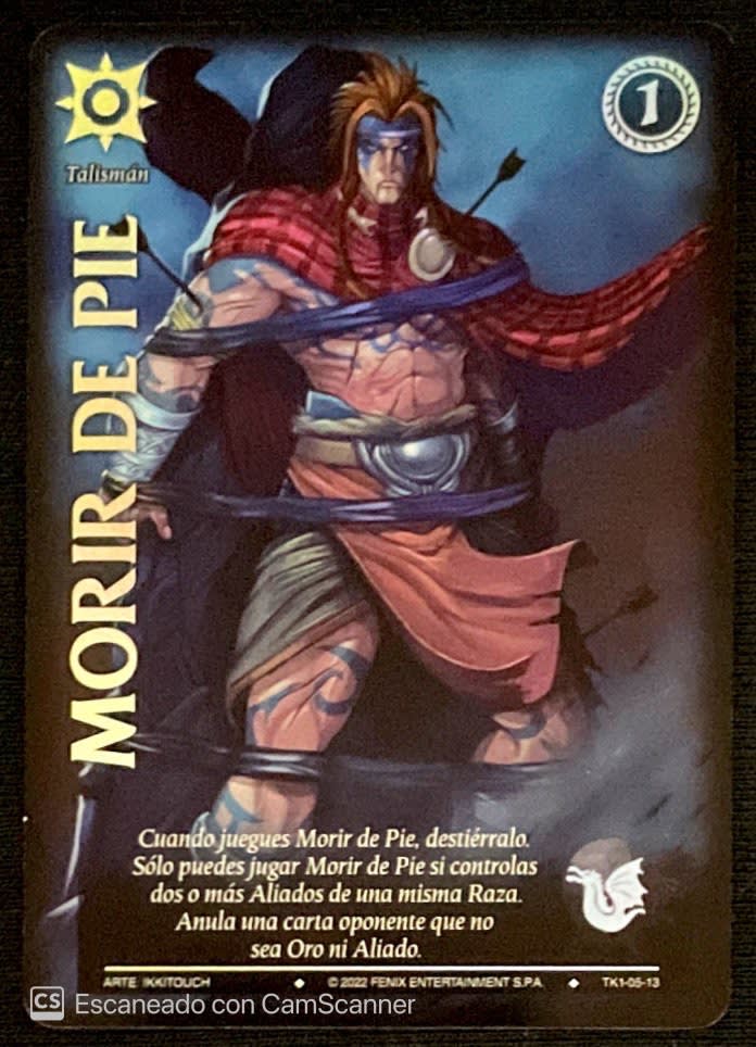 Morir de Pie | One up store | Los Mejores Accesorios Para Tus Cartas